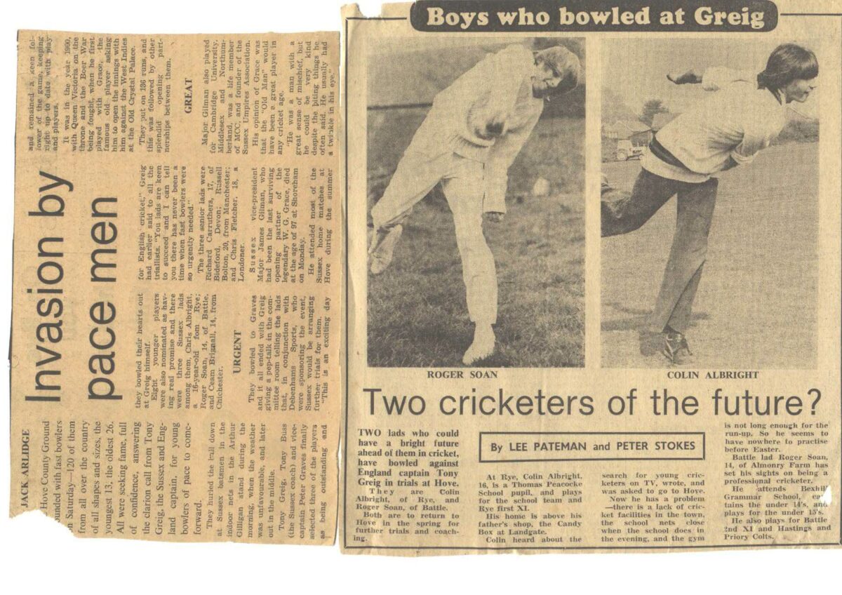 ROSA Cricket 1977A – Rye Old Scholars' Association